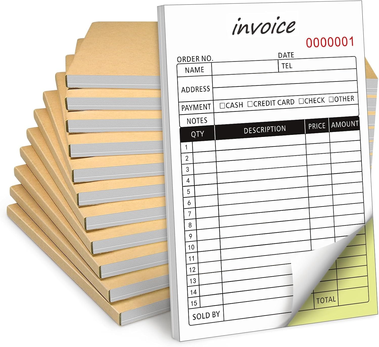Receipts, Invoices & Delivery Books Printing in Kenya | Bulk NCR Booklets