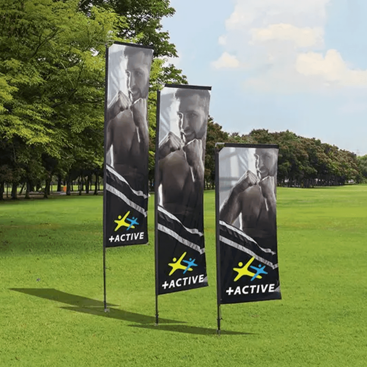 Telescopic Banner Printing in Kenya | Tall Event Flags for Outdoor ...