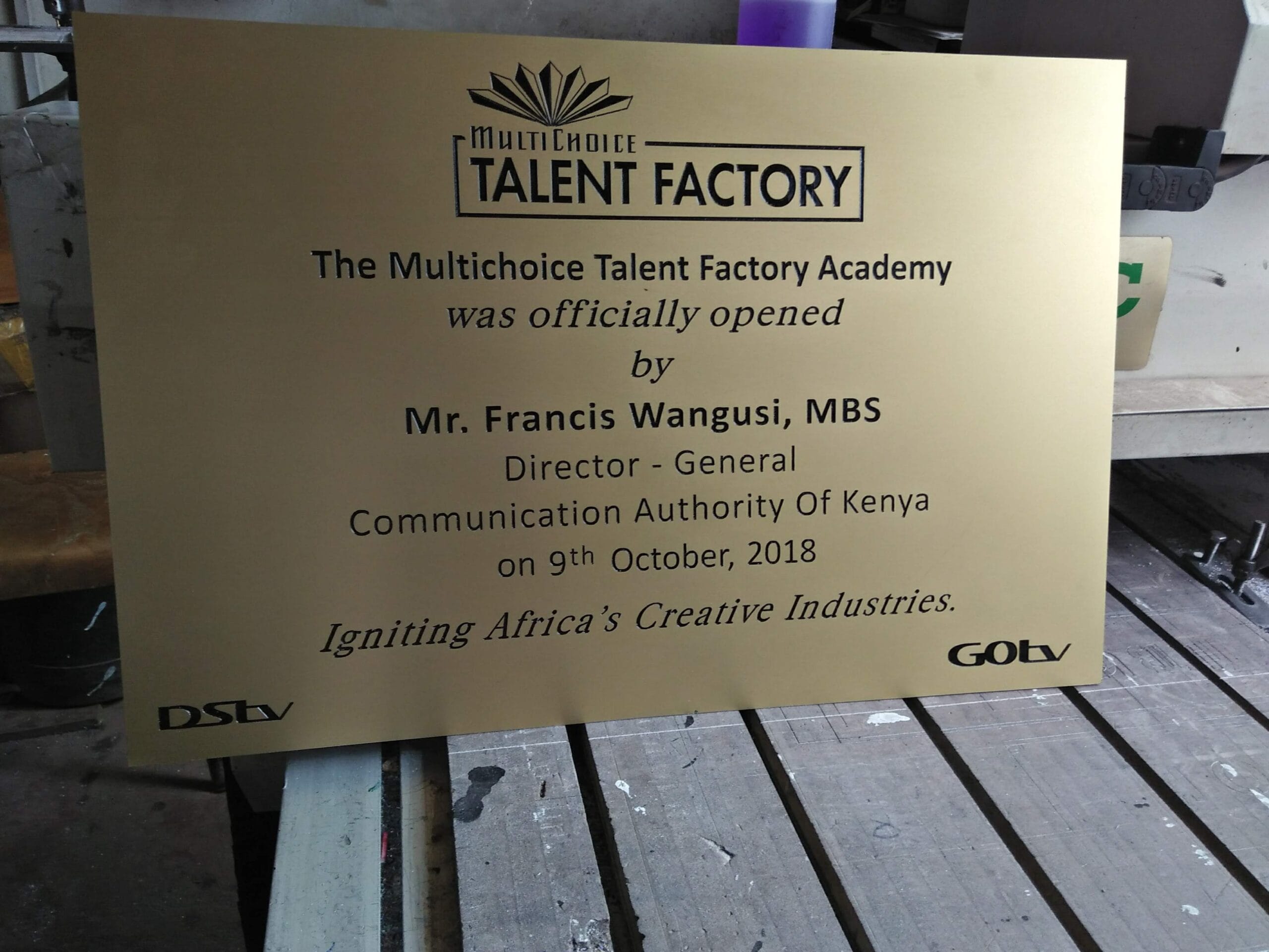 Aluminium Engraved Plaques in Kenya – Long-Lasting Dedication & Project ...